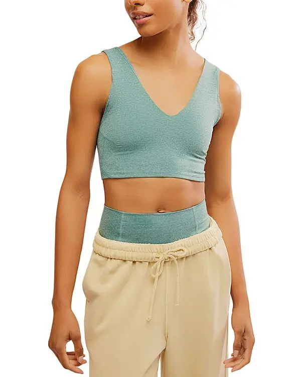 Free People Never Better Crop Top - Midnight Jade