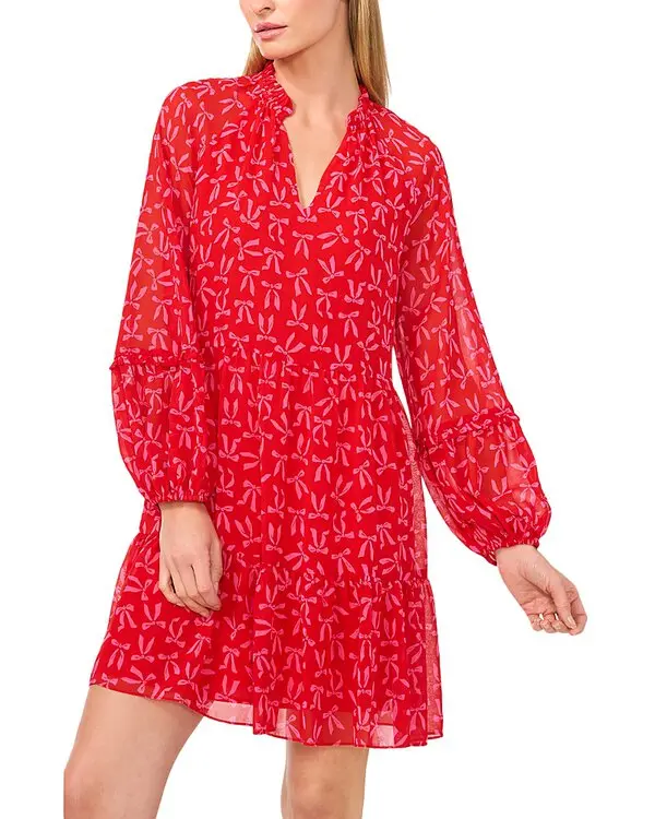 CECE DUPRAZ Babydoll Dress - Scarlet Glow