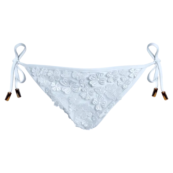 Vilebrequin Embroidered Guipure Florale Bikini Bottom