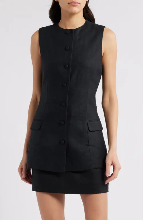 Faithfull The Brand Jane Linen Vest