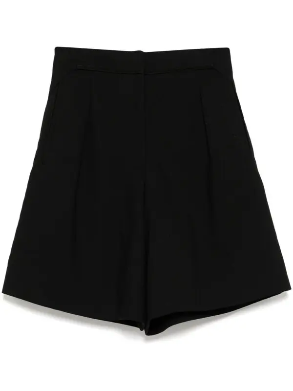 Shiatzy Chen Wool Shorts - Black
