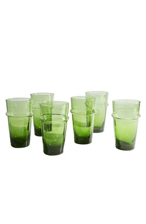 VERVE CULTURE Beldi Stacking Glass - Green