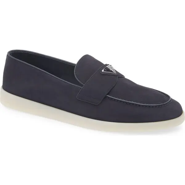 Prada Suede Loafer - Bleu