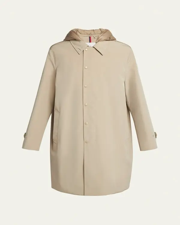 Moncler Miroir Long Parka - Stone