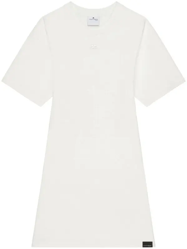 COURREGES Cotton Mini Dress - White