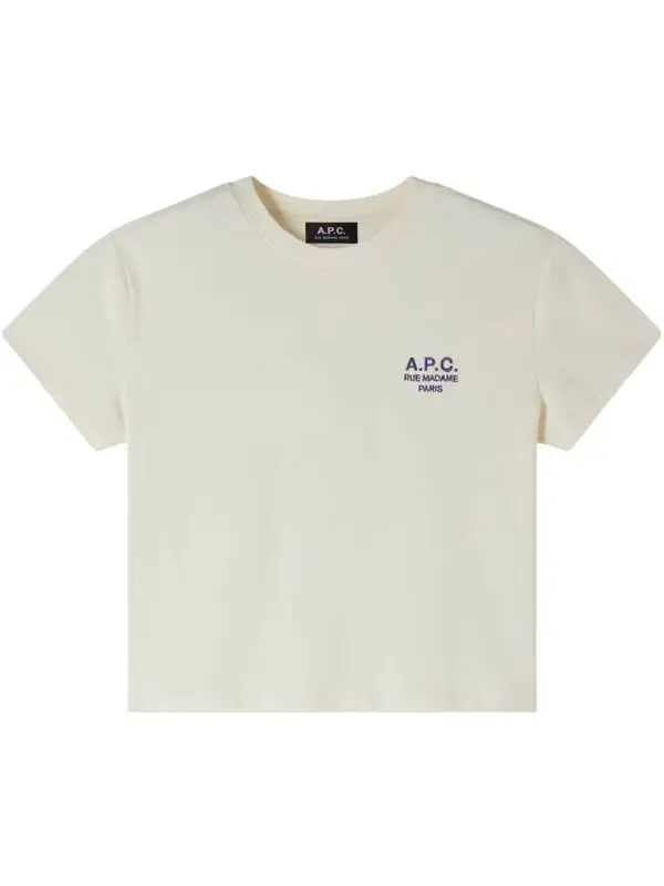 A.p.c. Boxy Rue Madame T-shirt - White