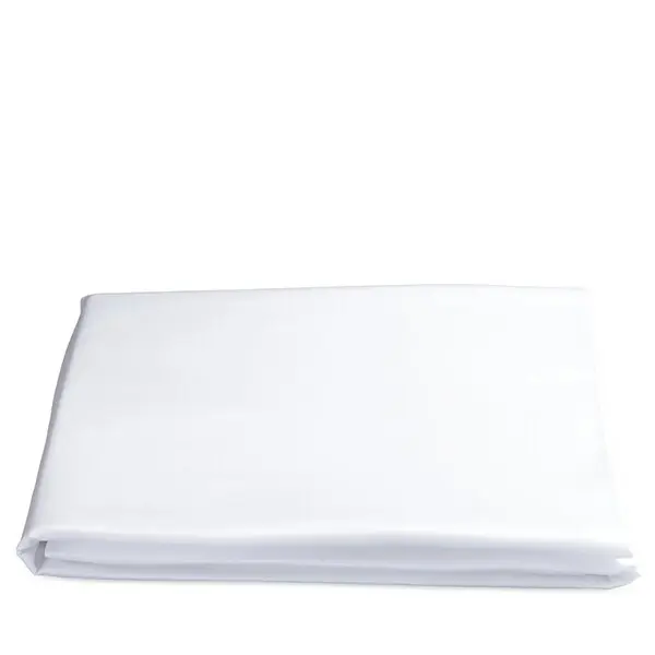 MATOUK Nocturne Sateen Fitted Sheet, Full - White