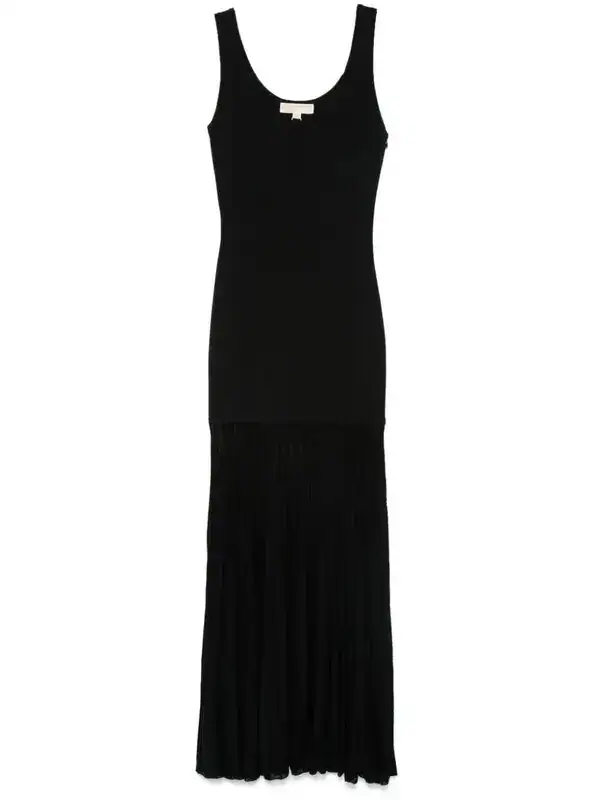 Michael Kors Semi-Sheer Panelling Maxi Dress In Black - 67% Off |  Editorialist