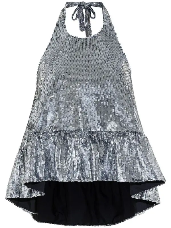AZLEE Winston Sequin Top