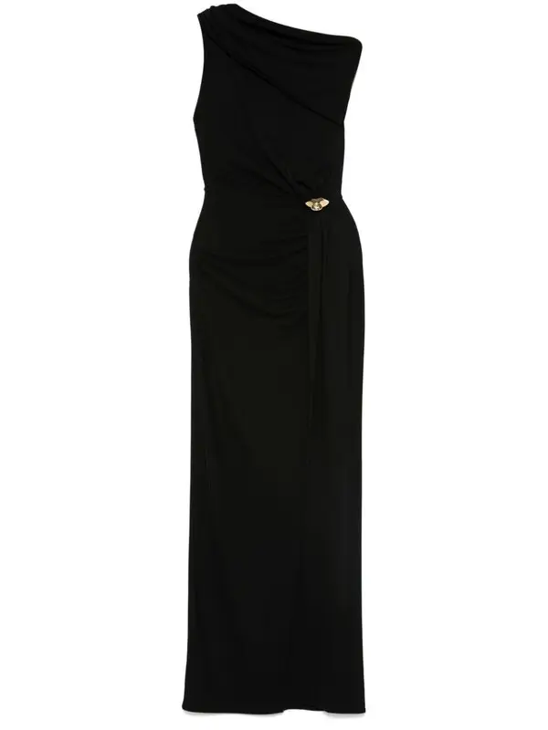 Elisabetta Franchi Jersey Maxi Dress - Black