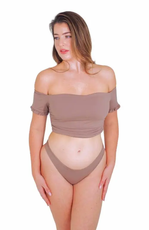 MARY MERCEDES Amelia Bikini Bottom - Taupe