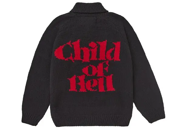 Supreme Child Of Hell Cowichan Sweater