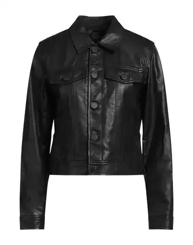 Rag Bone Jacket Marigold Lambskin In Black 35% Off Editorialist
