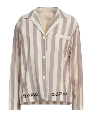 ALYSI Striped Cotton Jacket