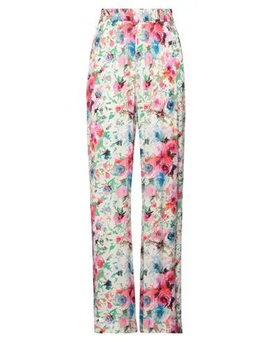 KAOS Wide-leg Floral-print Pants