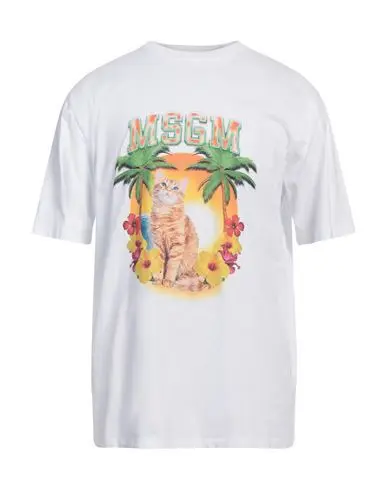 MSGM T-shirt Size Cotton - White