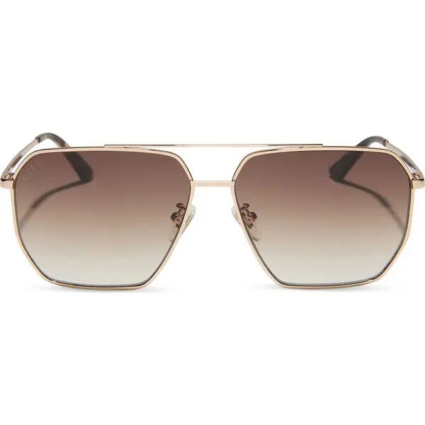 DIFF Berkely 59mm Polarized Gradient Navigator Sunglasses