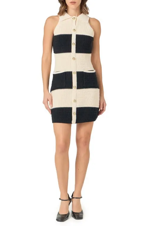 Endless Rose Stripe Cotton-blend Minidress