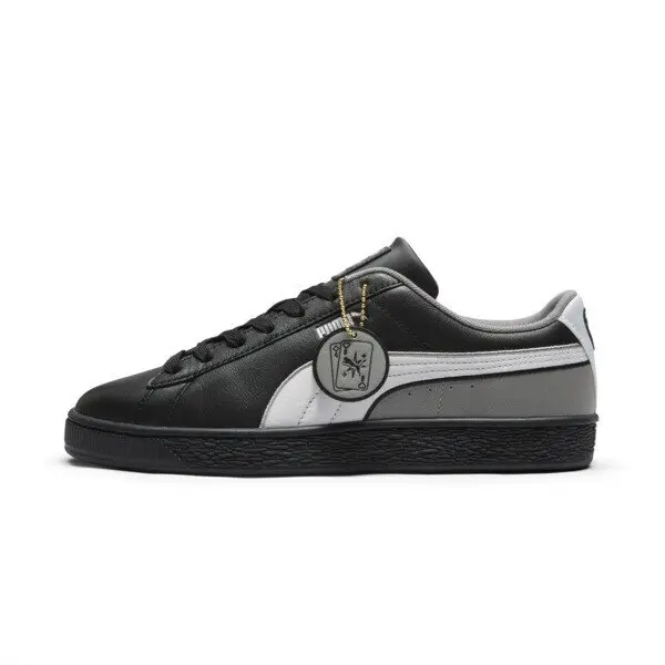 PUMA Basket Vegas Flagship Sneakers - Black-feather Gray-stormy Slate