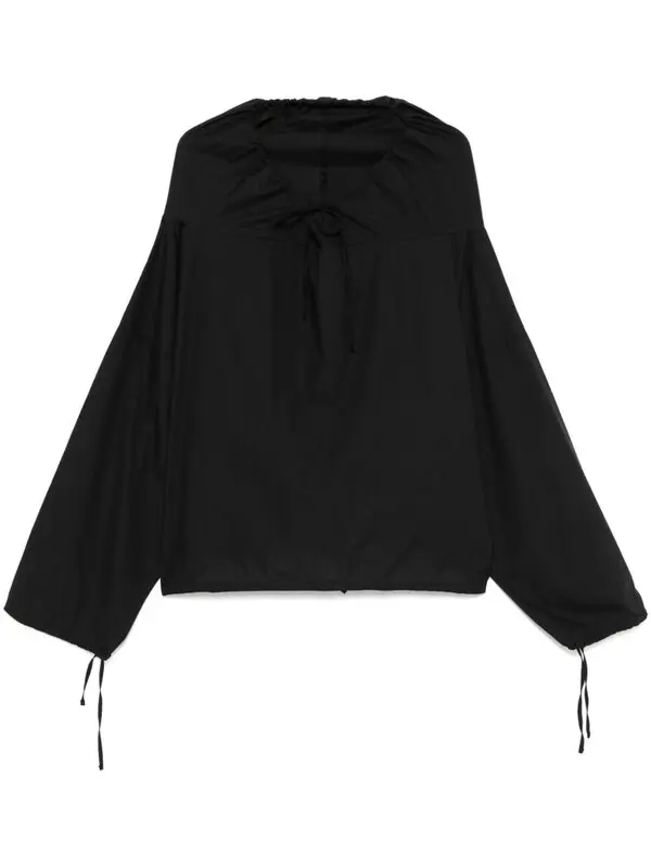 Baserange Point Blouse In Black - 53% Off | Editorialist