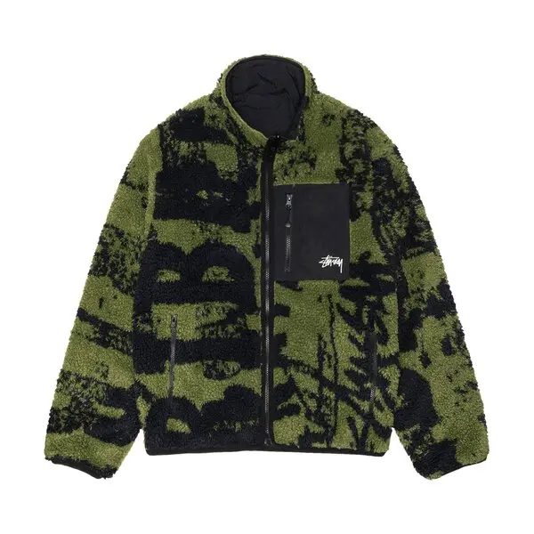StÜssy Sherpa Reversible Printed Jacket - Multicolor
