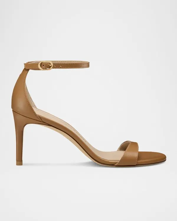 STUART WEITZMAN Nudist Ankle-strap Sandals - Macchiato