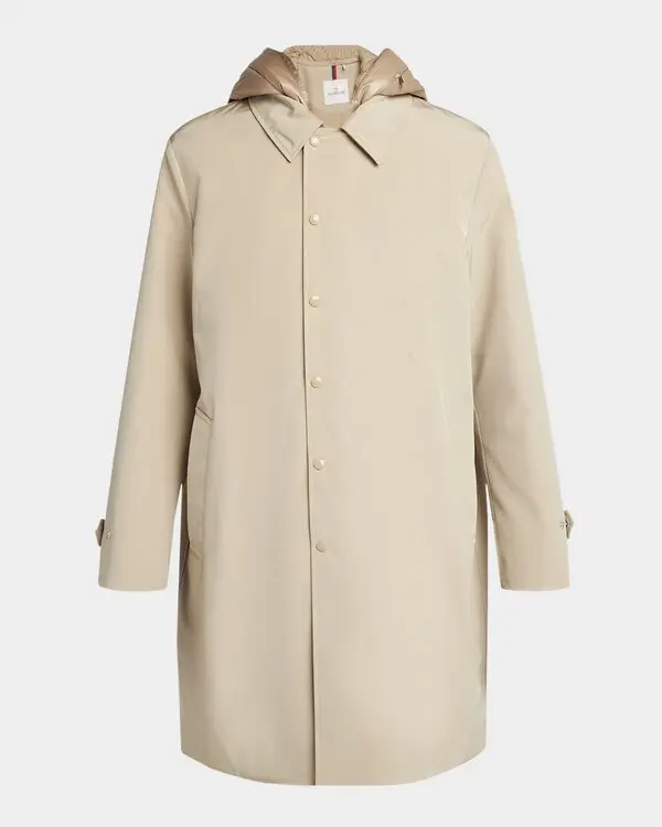 Moncler Miroir Long Parka - Stone