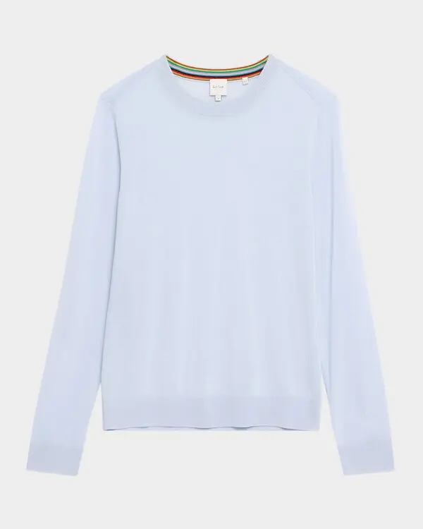 Paul Smith Merino Wool Pullover Sweater - Light Blue