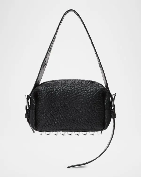 Alexander Wang Ricco Small Studded Leather Shoulder Bag - Black