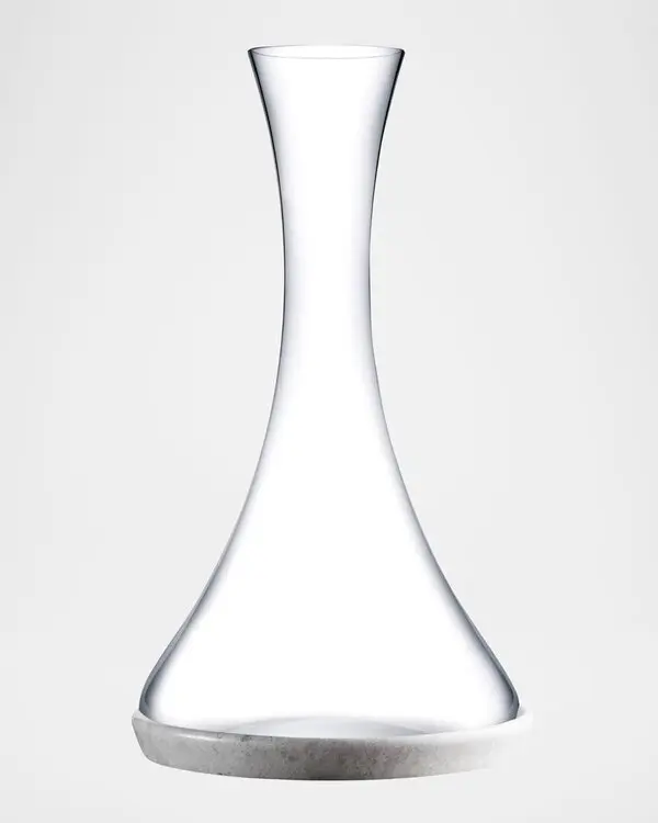 NUDE Jazz Wine Decanter With Marble Base