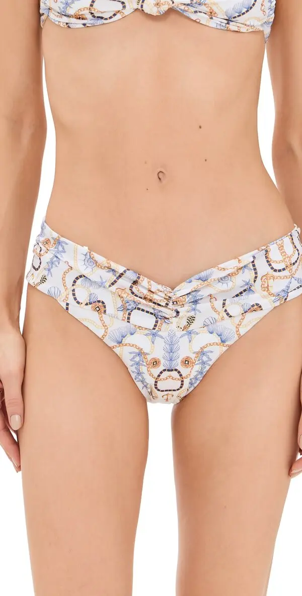 BANANHOT Ella Covered Bikini Bottom - Light Royal