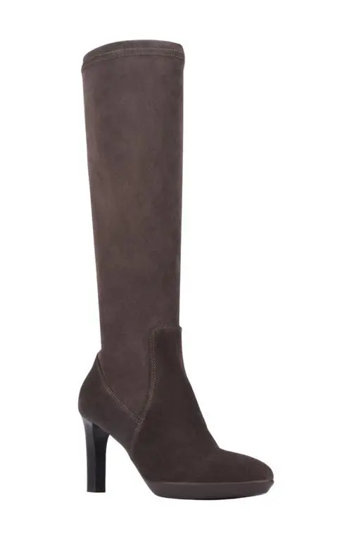 Aquatalia Rhumba Knee High Boots - Dark Brown