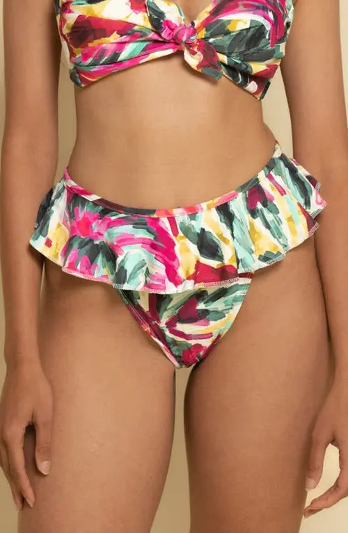 MONTCE Ruffle Bikini Bottom - Isla Floral