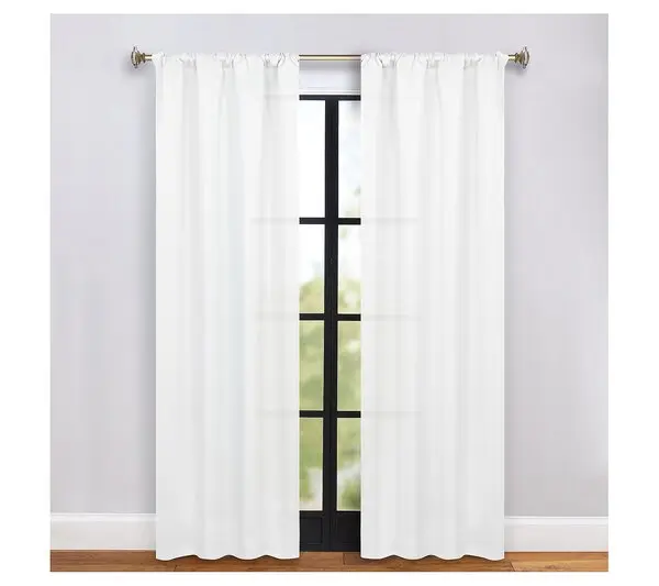 SUPERIOR Solid Room Darkening Curtains Set, 36x 84