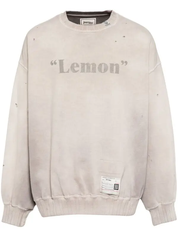 Mihara Yasuhiro X Peace And After Lemon Sweatshirt