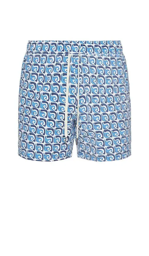 FAIR HARBOR The Bungalow Swim Trunks - Rolling Waves