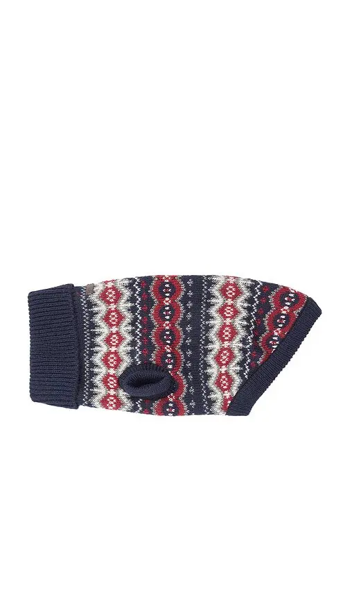 Barbour Case Fairisle Dog Sweater