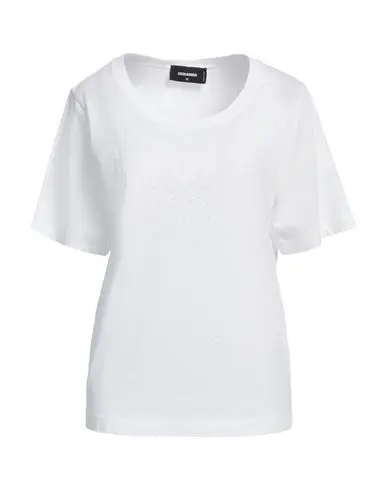 Dsquared2 Jersey T-shirt With Appliqués - White