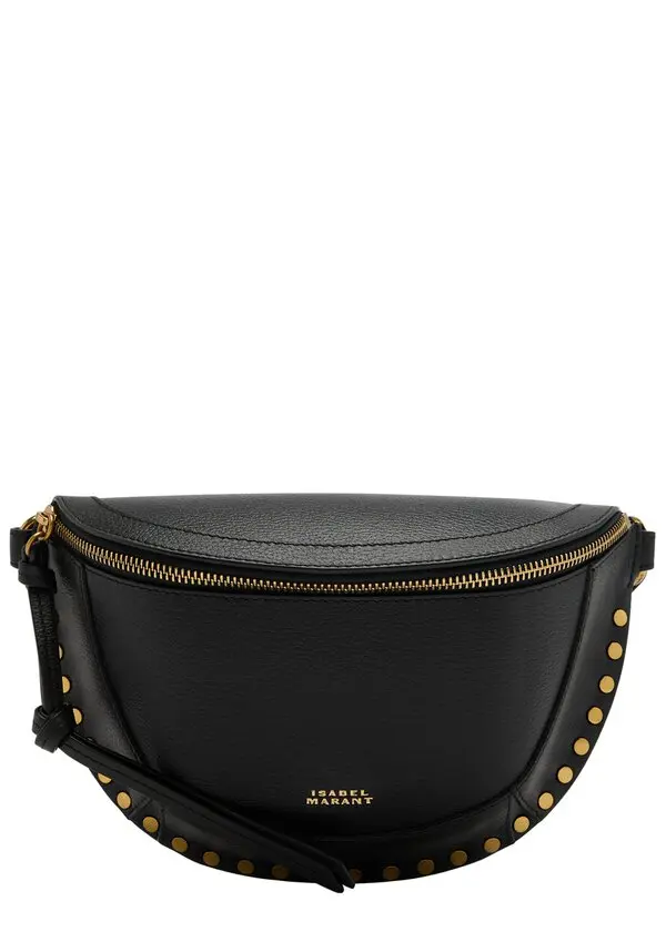 Isabel Marant Skano Grained Leather Shoulder Bag