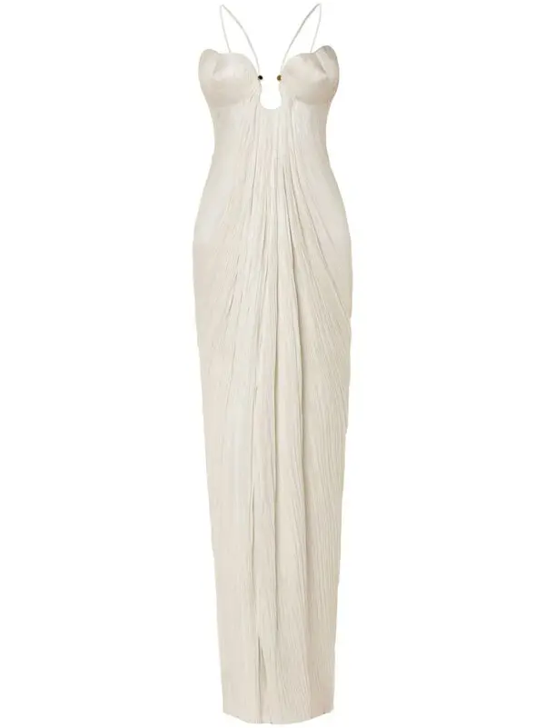 MARIA LUCIA HOHAN Lissandra Gown - Neutrals