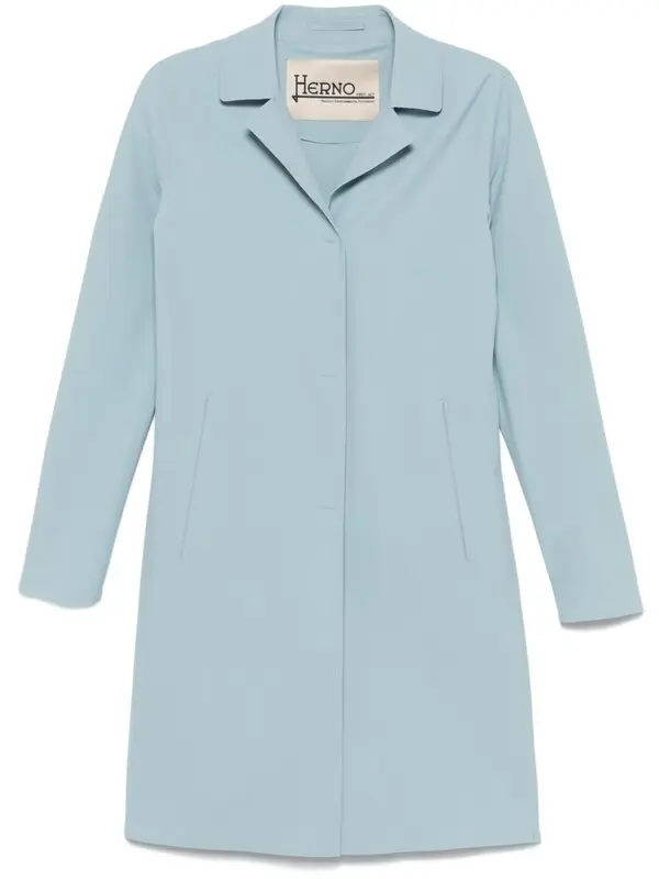 Herno Single-breasted Coat - Blue