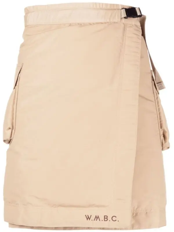 WHITE MOUNTAINEERING Wrap Cargo Shorts - Neutrals