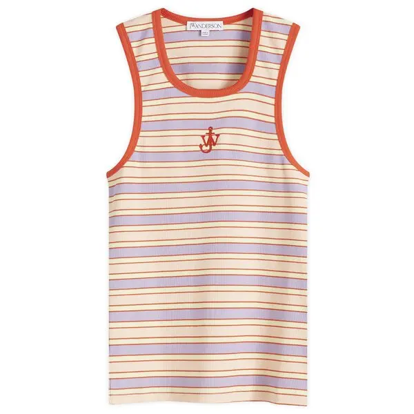 JW Anderson Striped Contrast Trim Vest