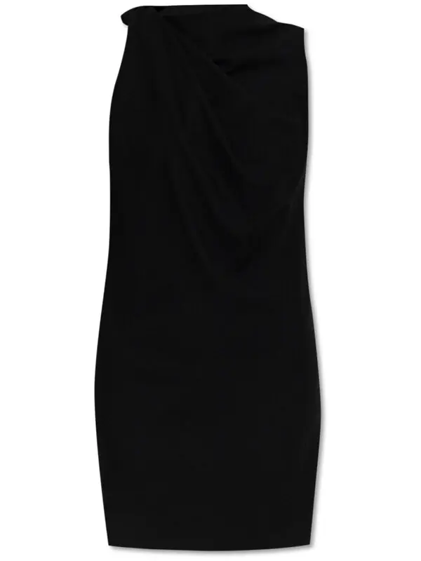 Alexander McQueen Wool Mini Dress - Black