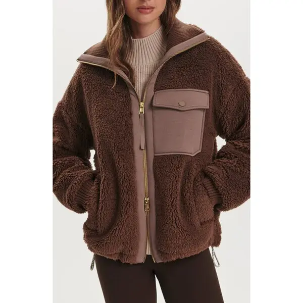 Varley Lowell Faux Shearling Jacket - Carafe