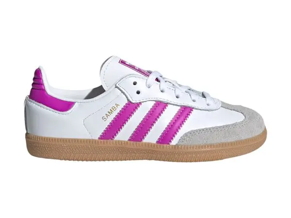 Adidas Samba Og Sneakers - Cloud White/purple Burst/gum