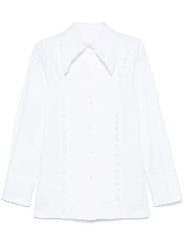 JIL SANDER Ruffle-trim Shirt