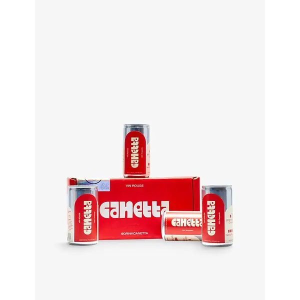 CANETTA Vin Rouge Canned Red Wine 2021 4 X 187ml