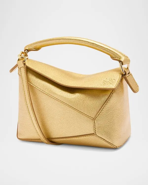 Loewe Puzzle Edge Mini Bag - Gold