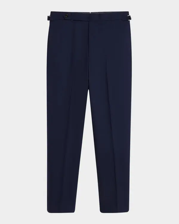 Dunhill Wool Flat-front Trousers